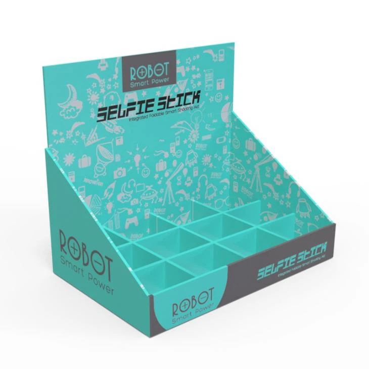 China Customized Packaging Folding PDQ Counter Template Paper Cardboard ...